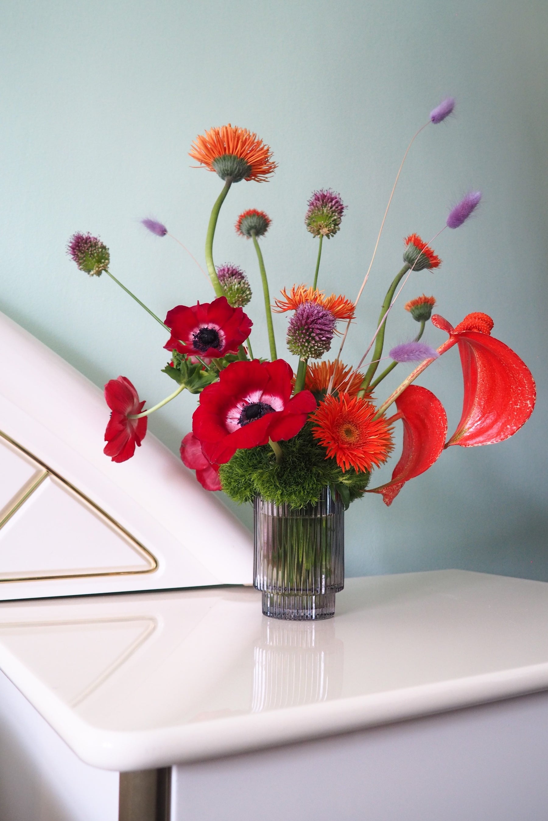 Red Roses Floating Botanical Coaster (Individual) - VIVIAN PANG | NYC ...